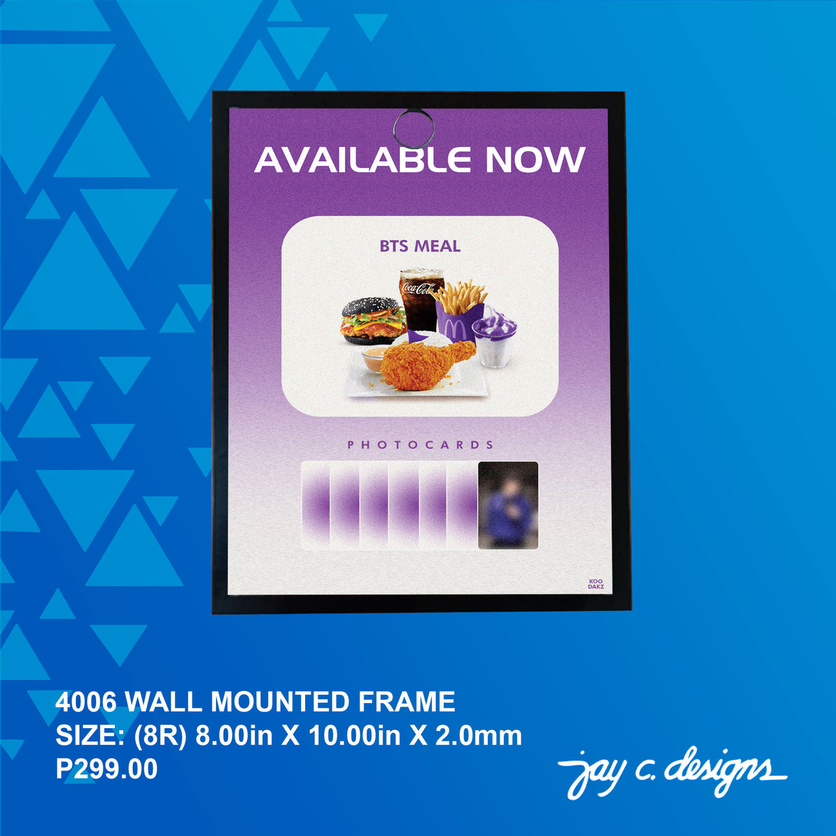 Acrylic Frame Philippines - Wall Mounted — Jay C. Designs