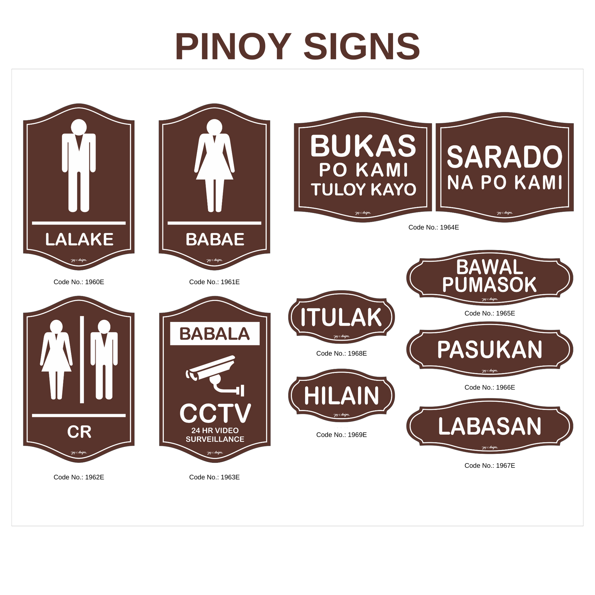 Signage — Jay C. Designs