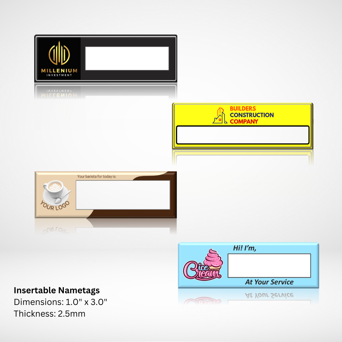 Reusable Customized Acrylic Nametags in the Philippines – Jay C. Designs