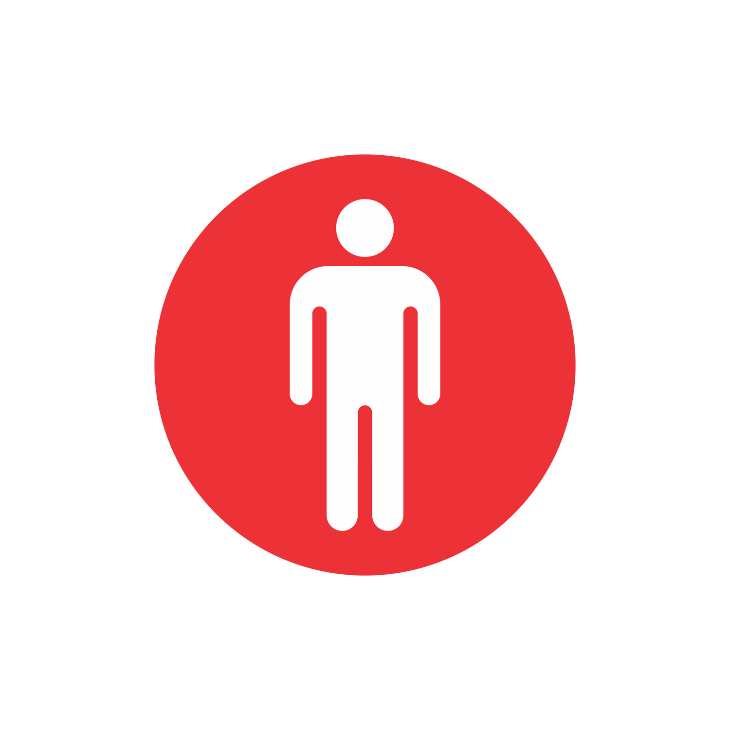 Acrylic Filipino Signage - Palikuran Lalake (Bilog) – Jay C. Designs