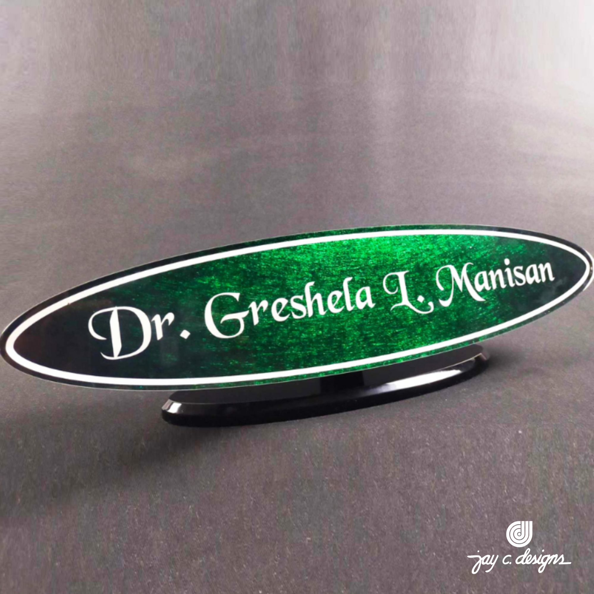 Acrylic Table Name Sign — Jay C. Designs