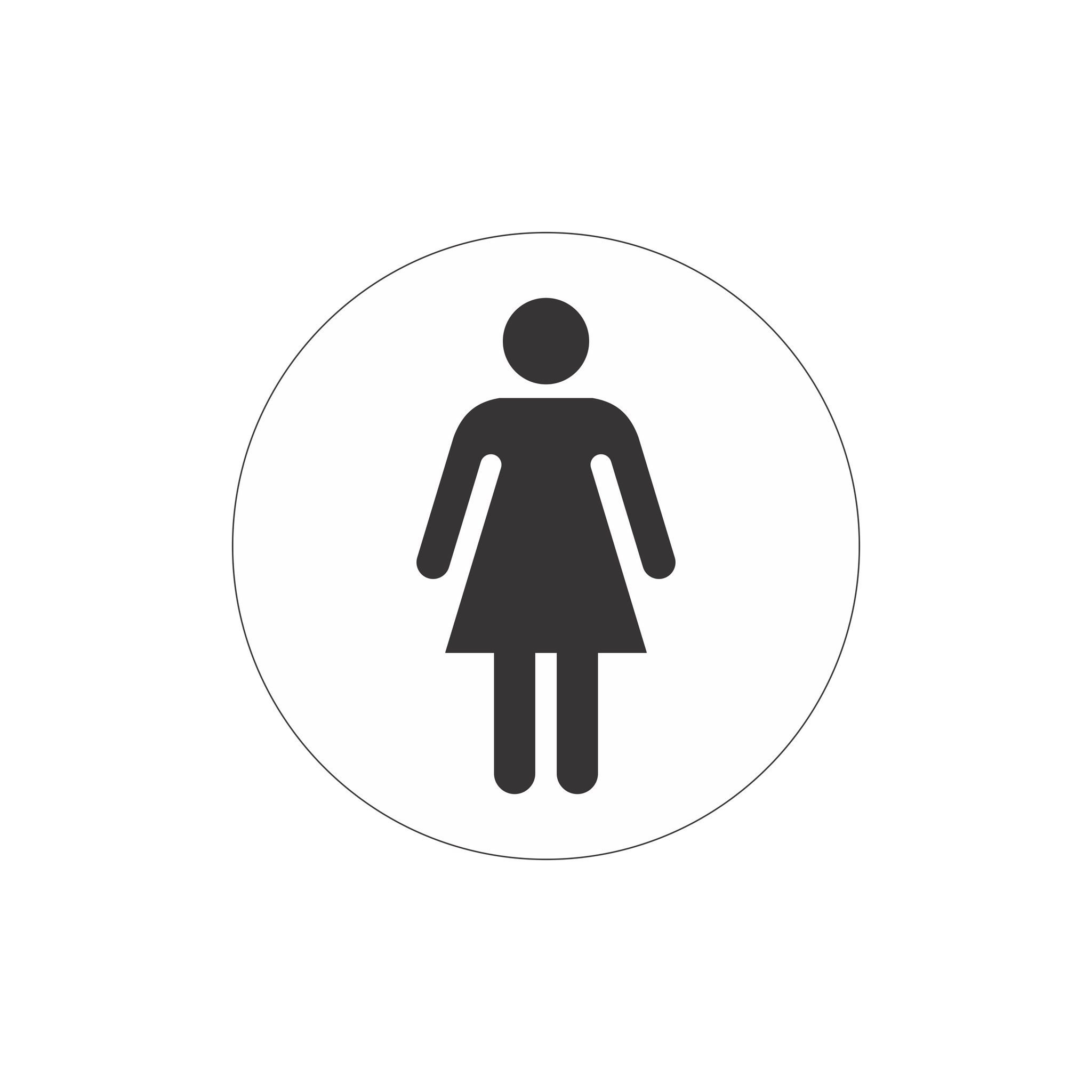 Acrylic Signage - Restroom Sign — Jay C. Designs