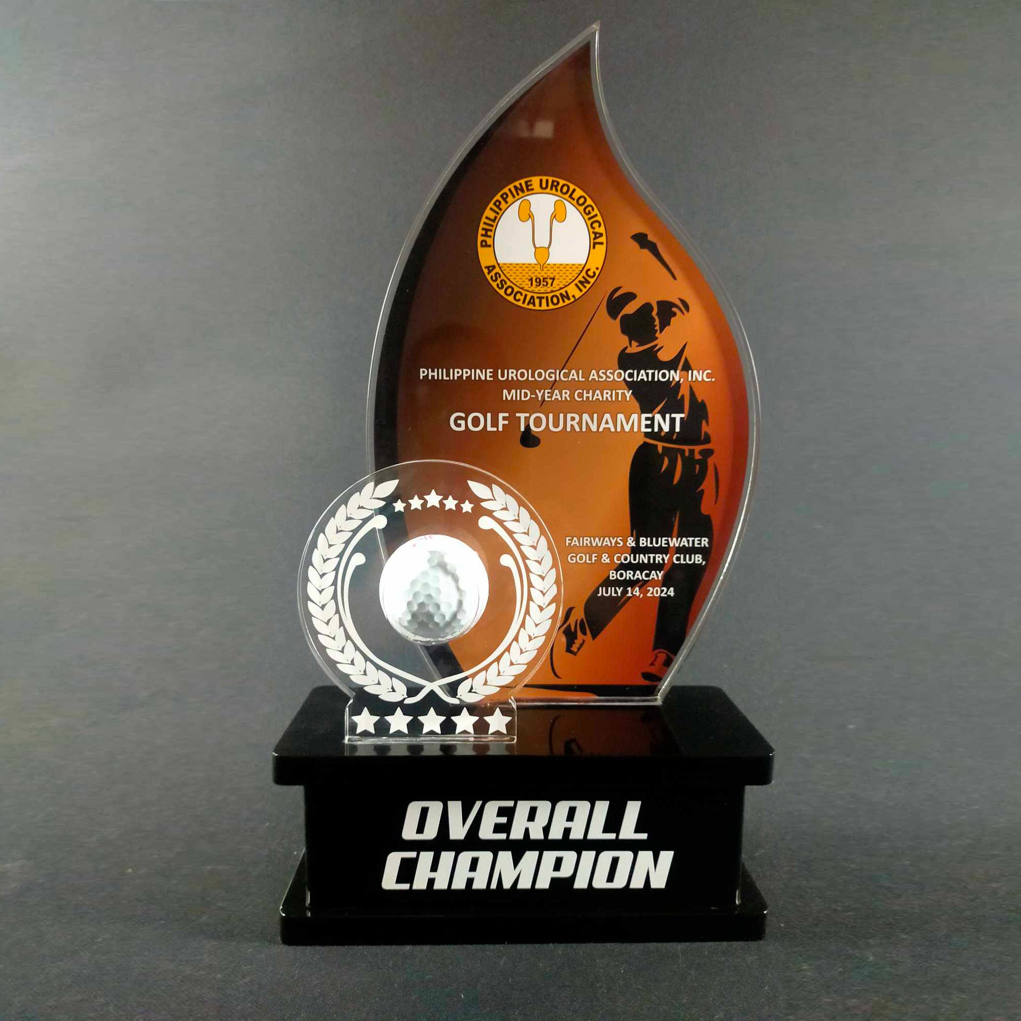 High-quality Acrylic Golf Trophies — Jay C. Designs