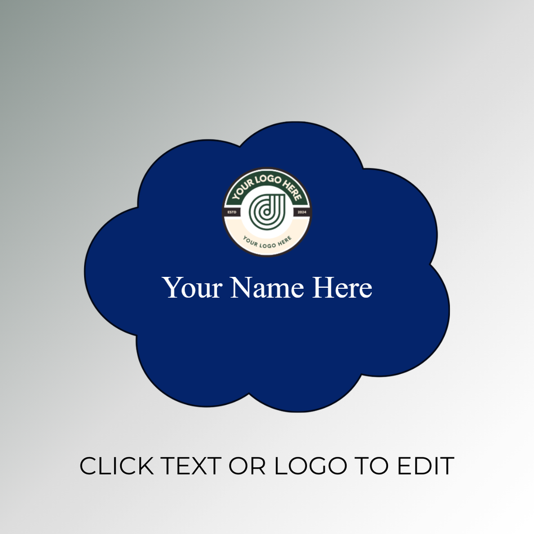 Blue Name Tag Cloud — Jay C. Designs