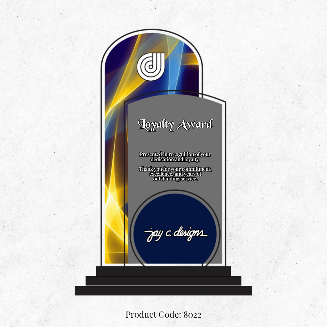Personalized Acrylic Awards and Plaques — Jay C. Designs