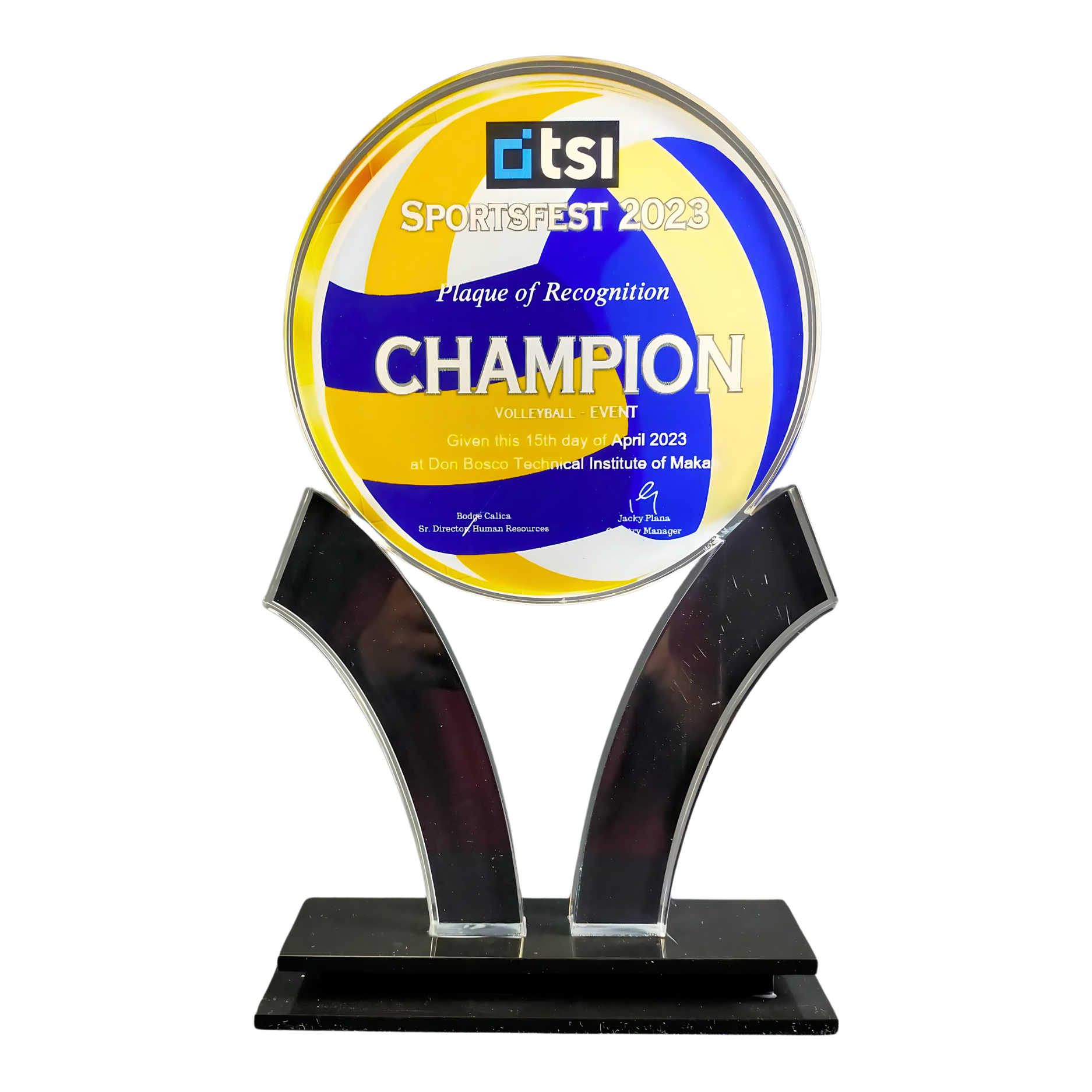 Acrylic Sports Trophies — Jay C. Designs