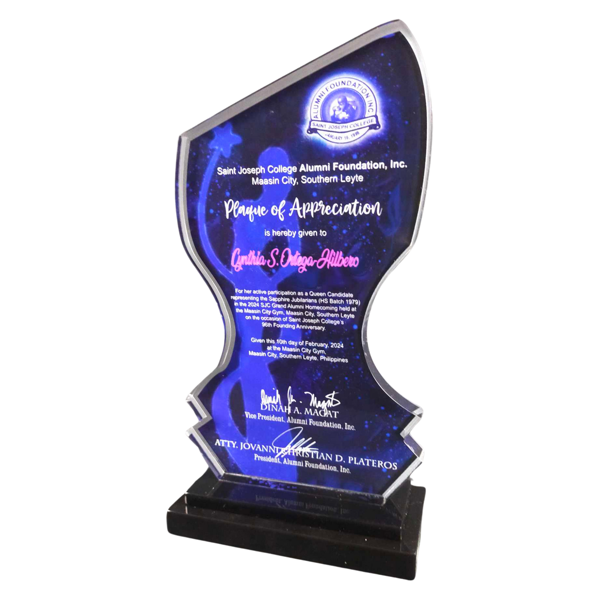 Acrylic Beauty Pageant Awards 8074 — Jay C. Designs