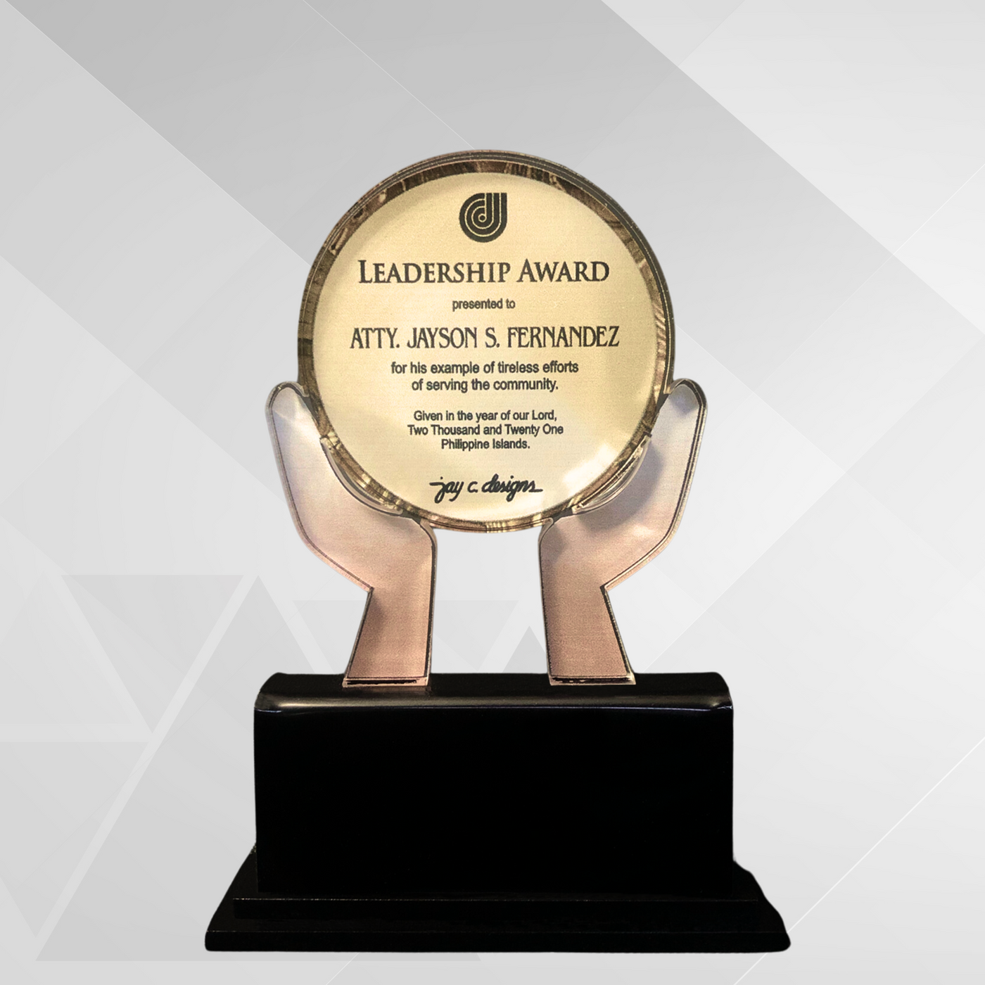 Trophies and Plaques Maker — Jay C. Designs