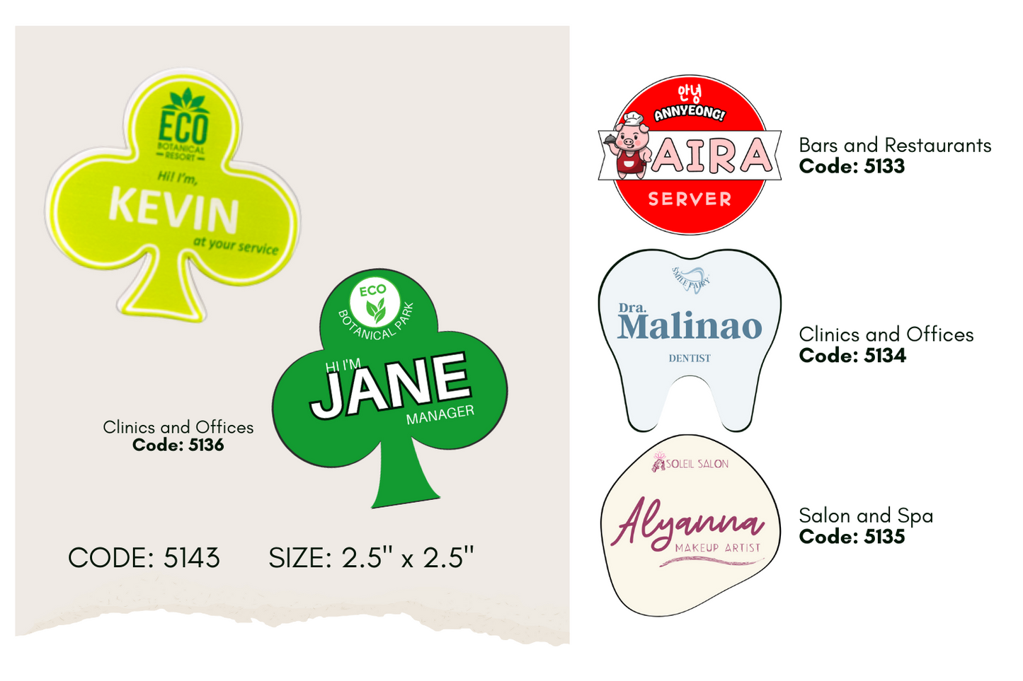 Personalized Nametag – Jay C. Designs