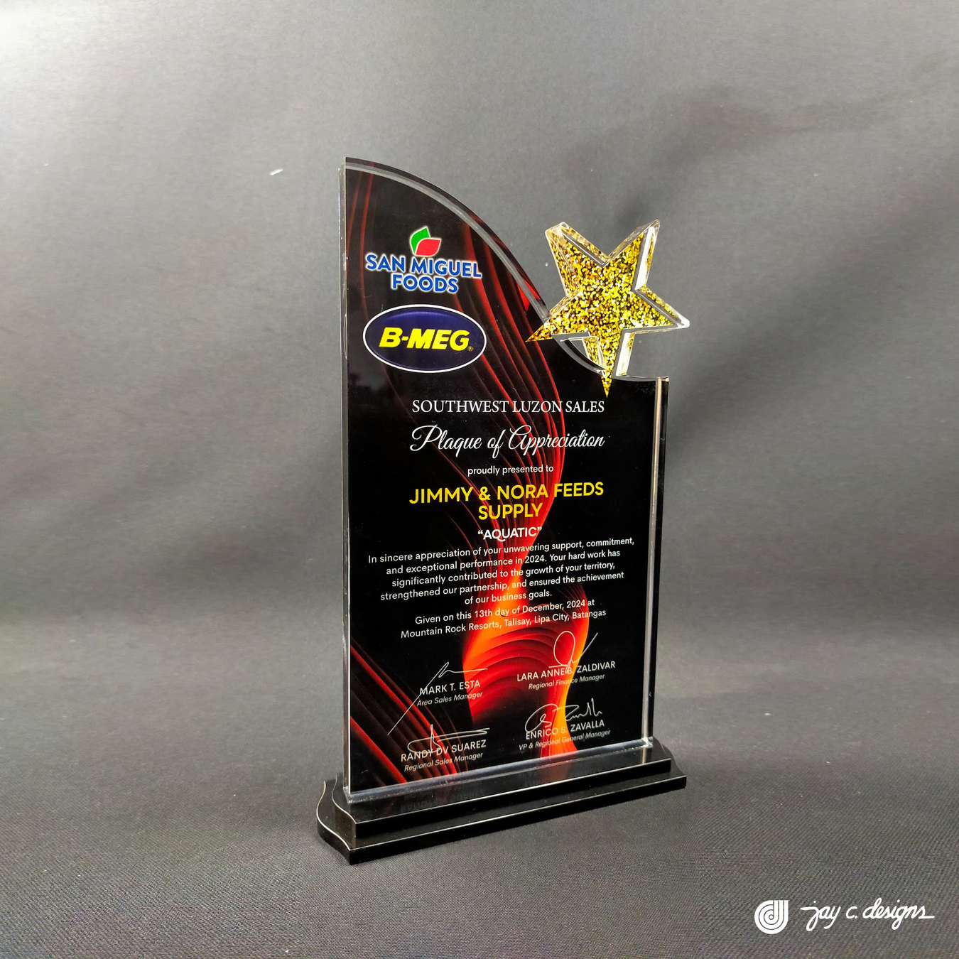 Trophies and Plaques Philippines — Jay C. Designs