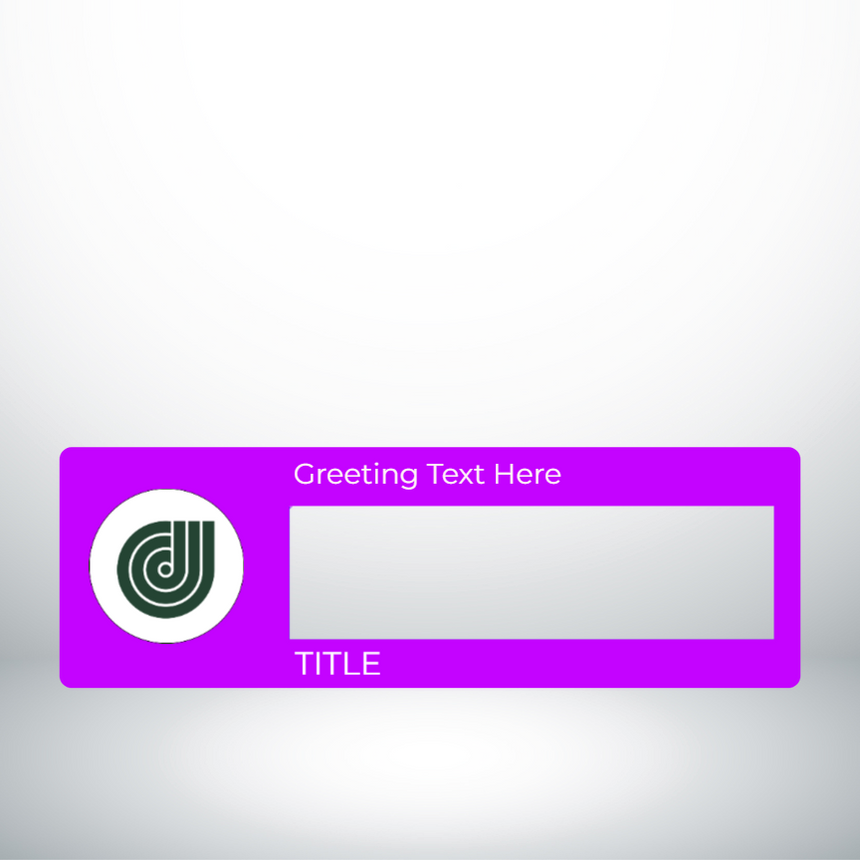 Customized Nametags — Jay C. Designs