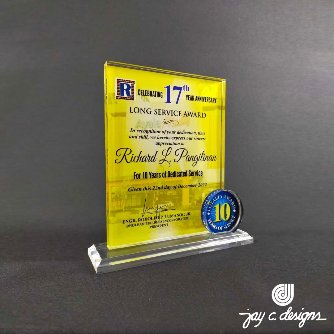 Trophies and Plaques Philippines — Jay C. Designs