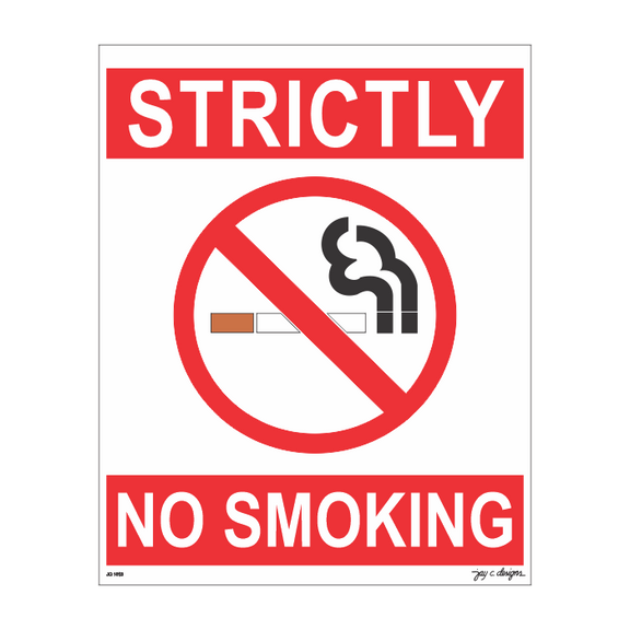 No Smoking Signage – Jay C. Designs
