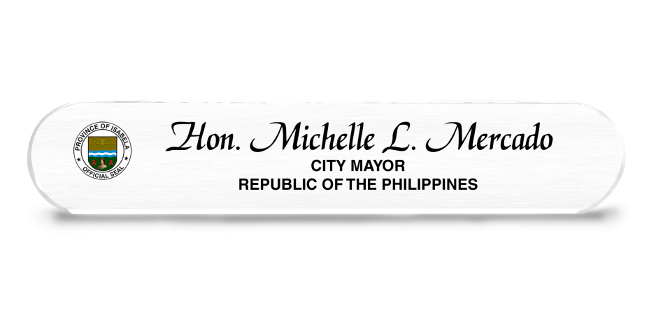 Premium Acrylic Table Name Plate – Jay C. Designs