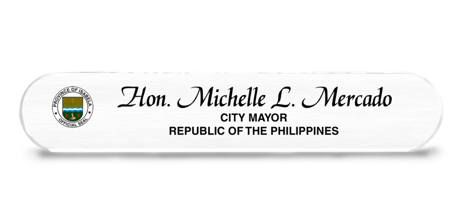 Premium Acrylic Table Name Plate — Jay C. Designs
