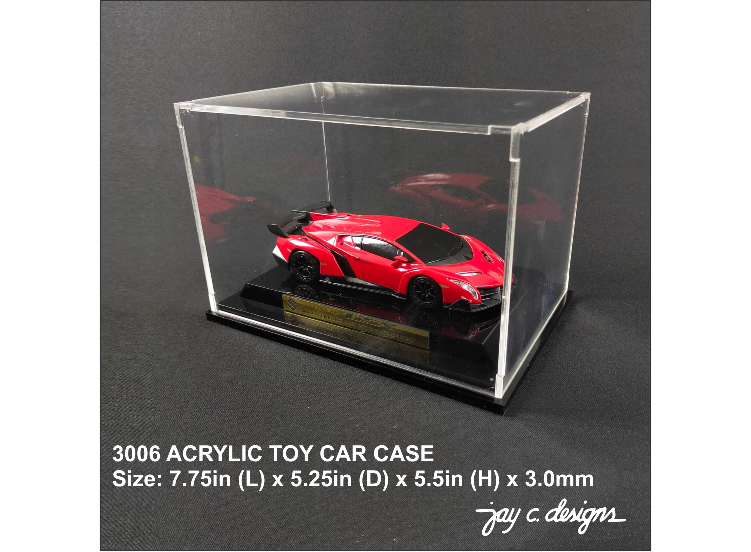 Acrylic Products Philippines - Acrylic Toy Car Case – Jay C. Designs