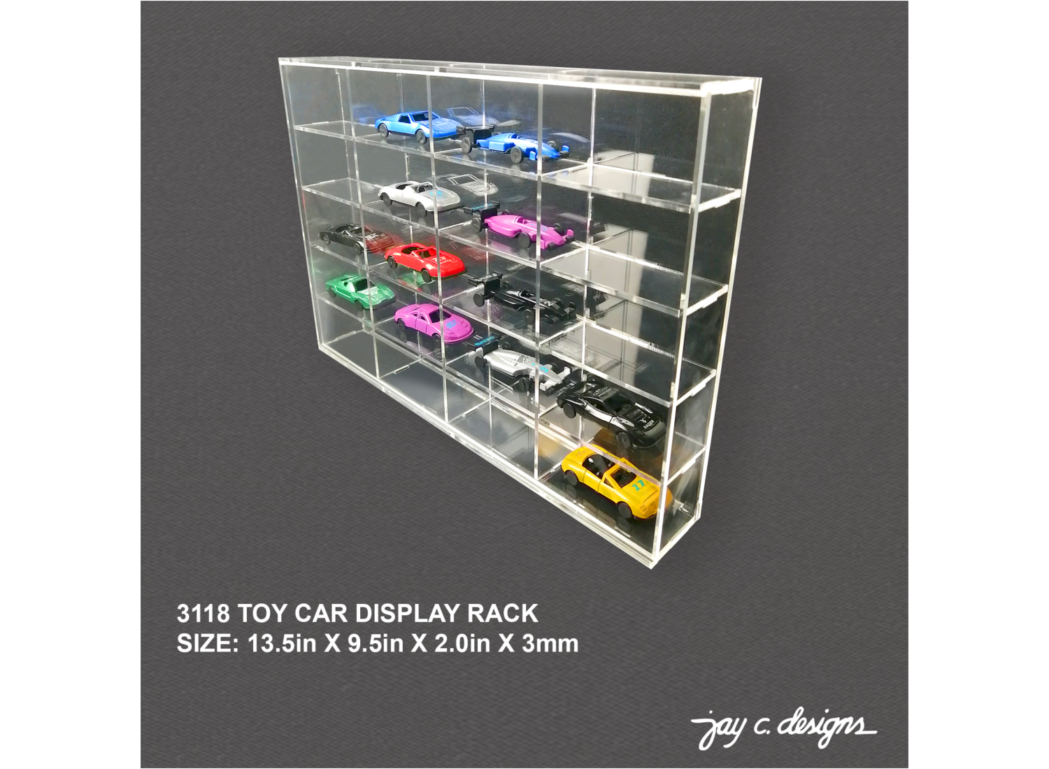 Acrylic Products Philippines - Acrylic Toy Car Display Rack – Jay C ...