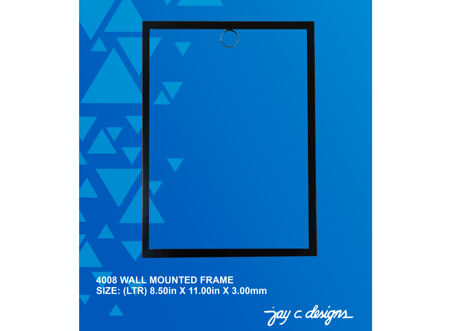 Acrylic Wall Mounted Frame – Jay C. Designs