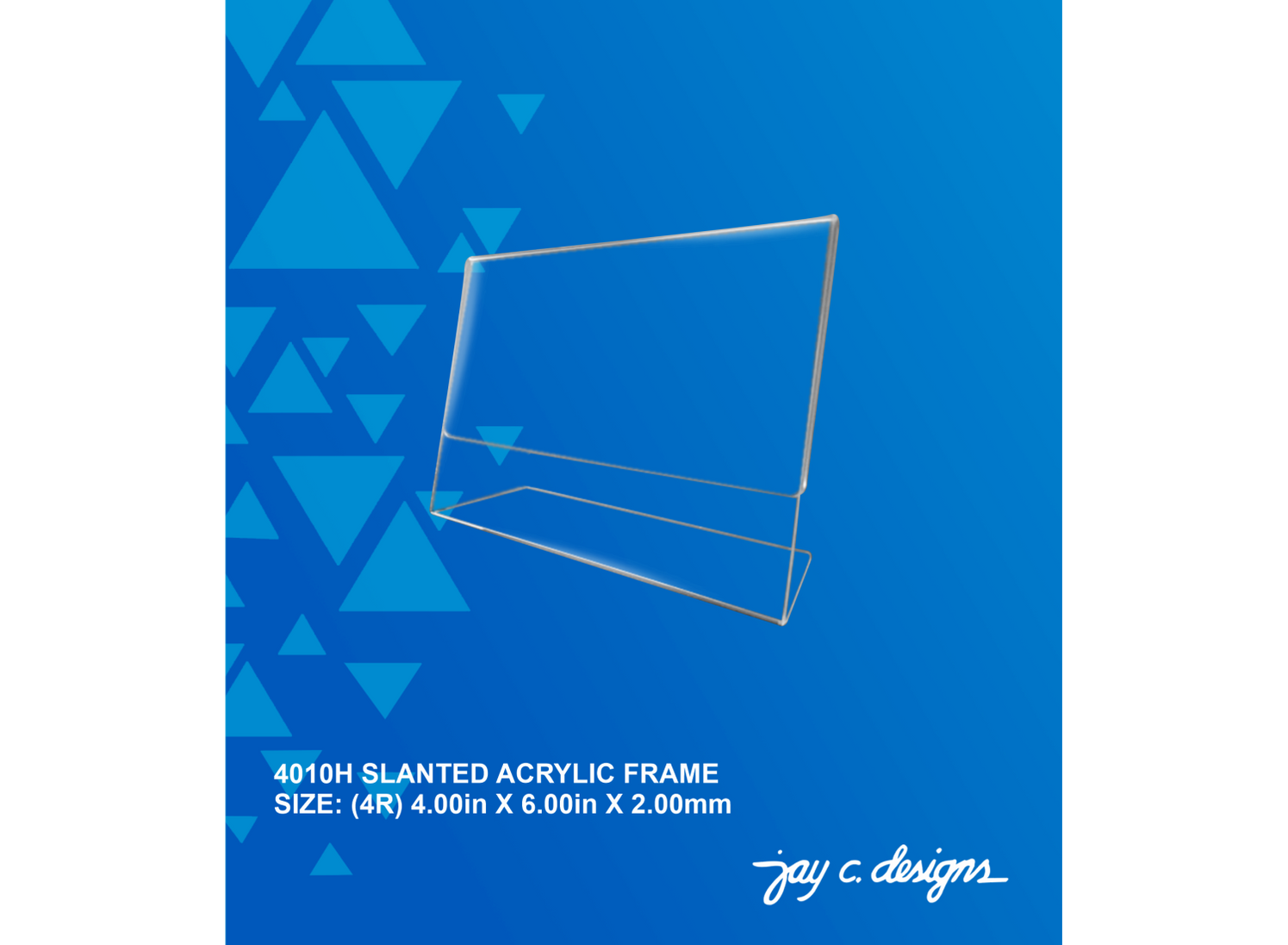 Acrylic Frame Philippines - Slanted Frame — Jay C. Designs