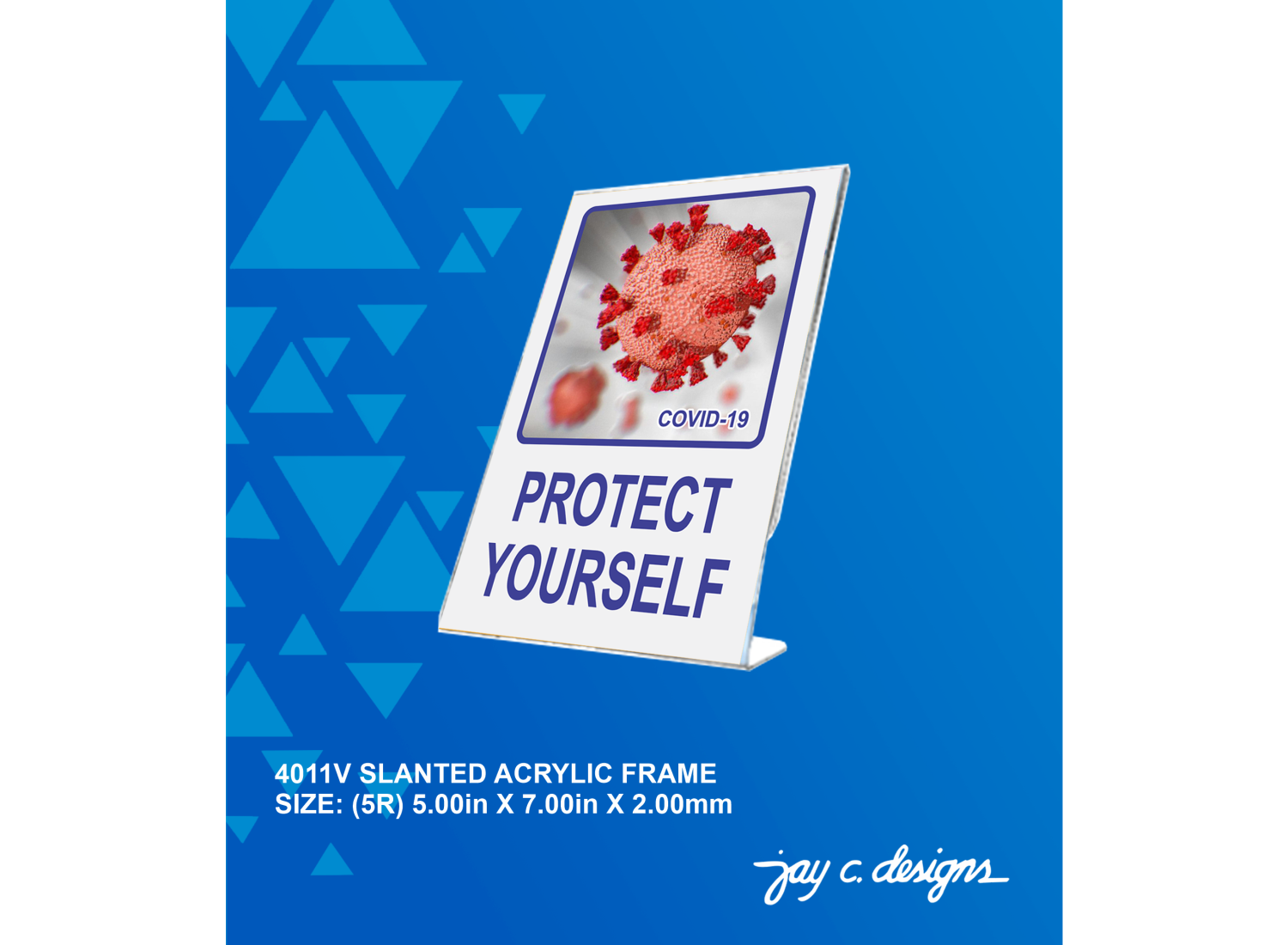 Acrylic Frame Philippines - Slanted Frame 4011V – Jay C. Designs