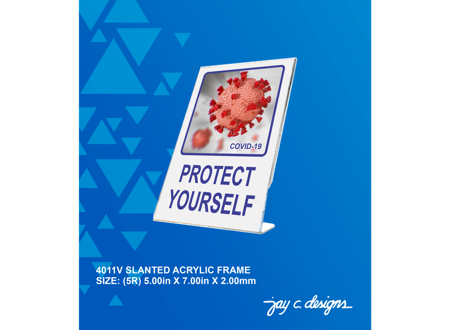 Acrylic Frame Philippines - Slanted Frame 4011V — Jay C. Designs