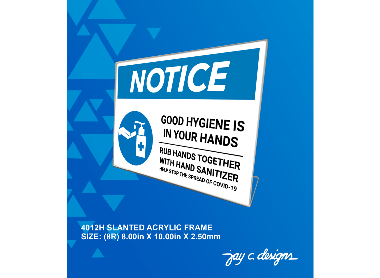 Acrylic Frame Philippines - Slanted Frame 4012H – Jay C. Designs