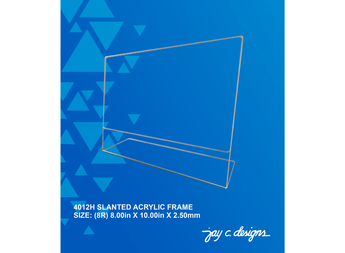 Acrylic Frame Philippines - Slanted Frame 4012H — Jay C. Designs