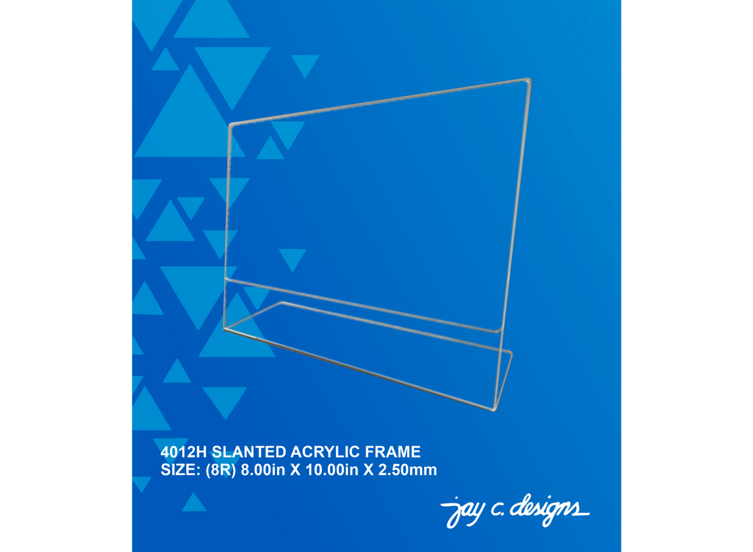 Acrylic Frame Philippines - Slanted Frame — Jay C. Designs