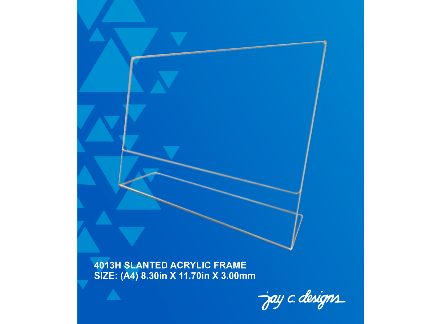 Acrylic Frame Philippines - Slanted Frame 4013H – Jay C. Designs
