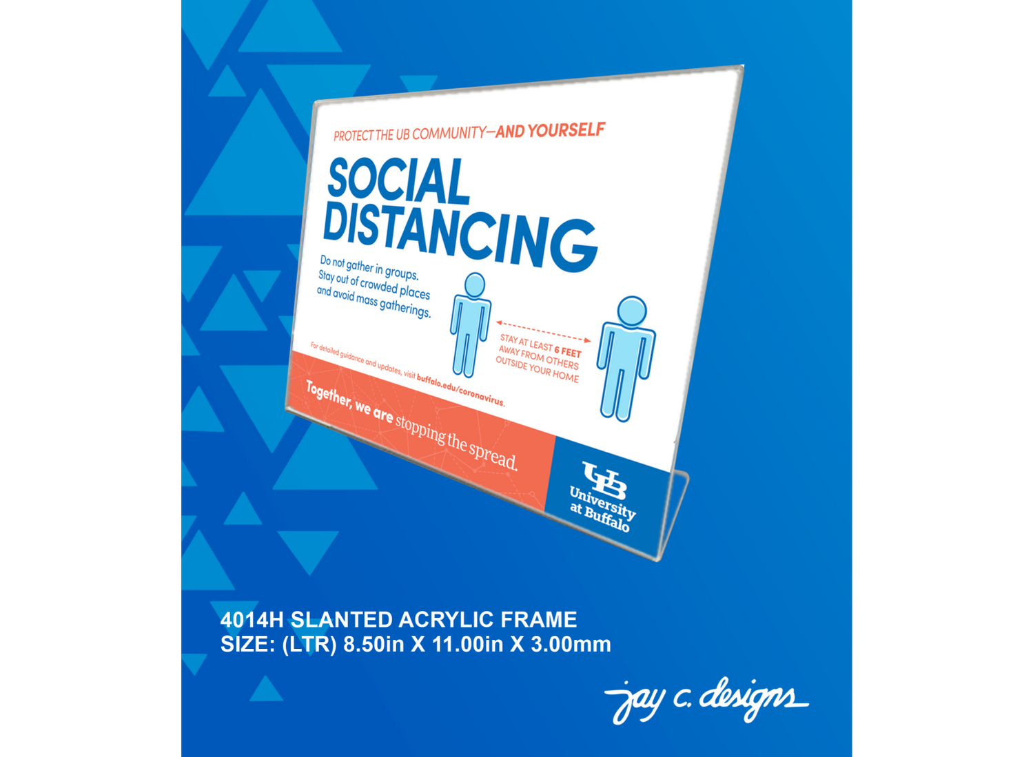 Acrylic Frame Philippines - Slanted Frame 4014H — Jay C. Designs