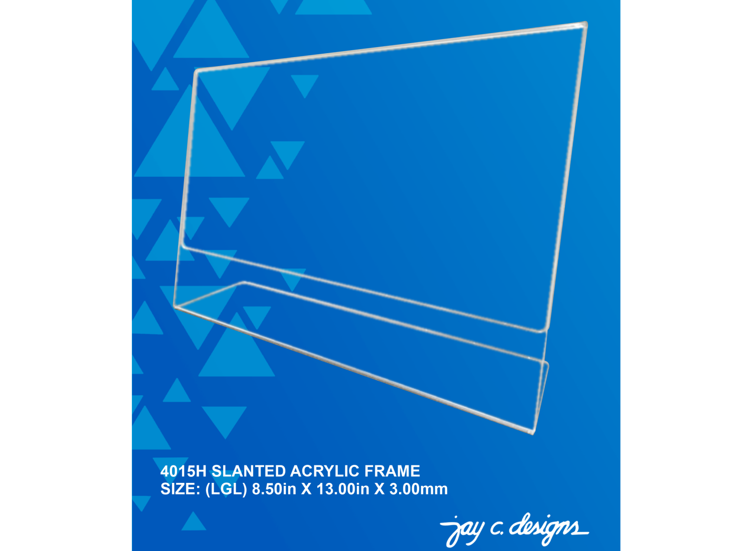 Acrylic Frame Philippines - Slanted Frame 4015H – Jay C. Designs