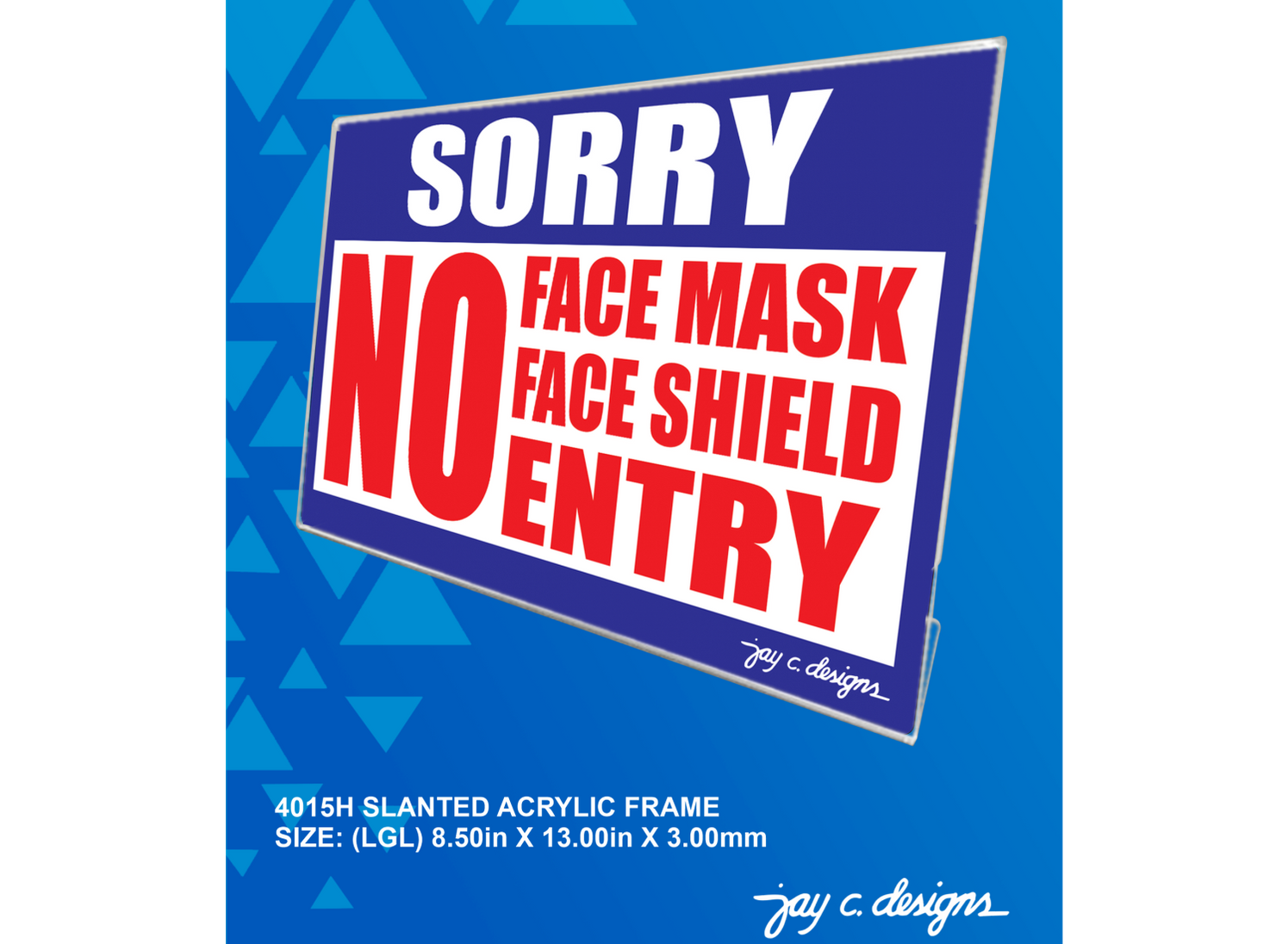 Acrylic Frame Philippines - Slanted Frame — Jay C. Designs