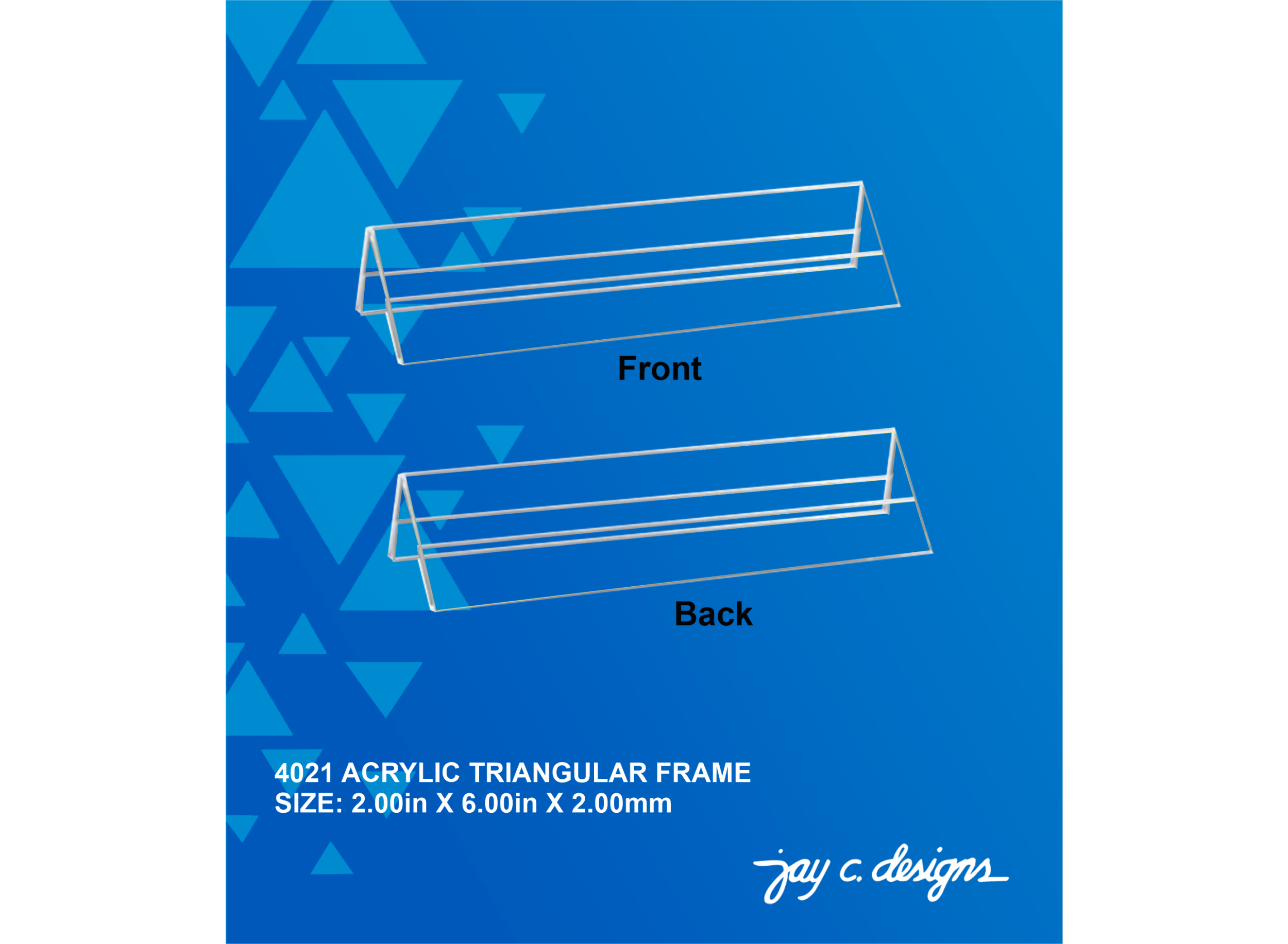 Acrylic Frame Philippines - Double Sided – Jay C. Designs