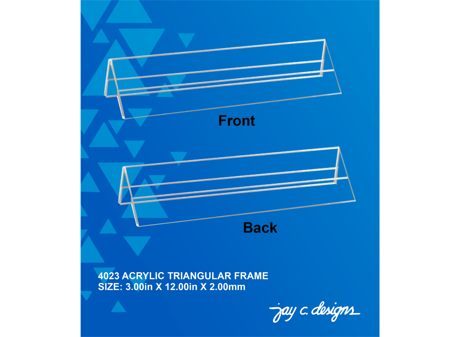 Acrylic Frame Philippines - Double Sided — Jay C. Designs
