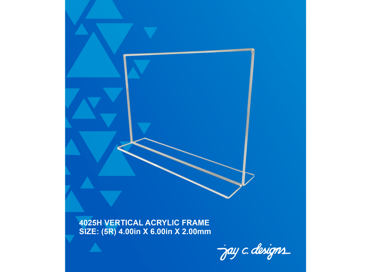 Acrylic Frame Philippines - Vertical Frame 4025H — Jay C. Designs