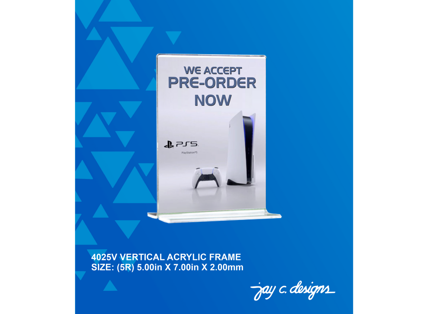 Acrylic Frame Philippines - Vertical Frame — Jay C. Designs
