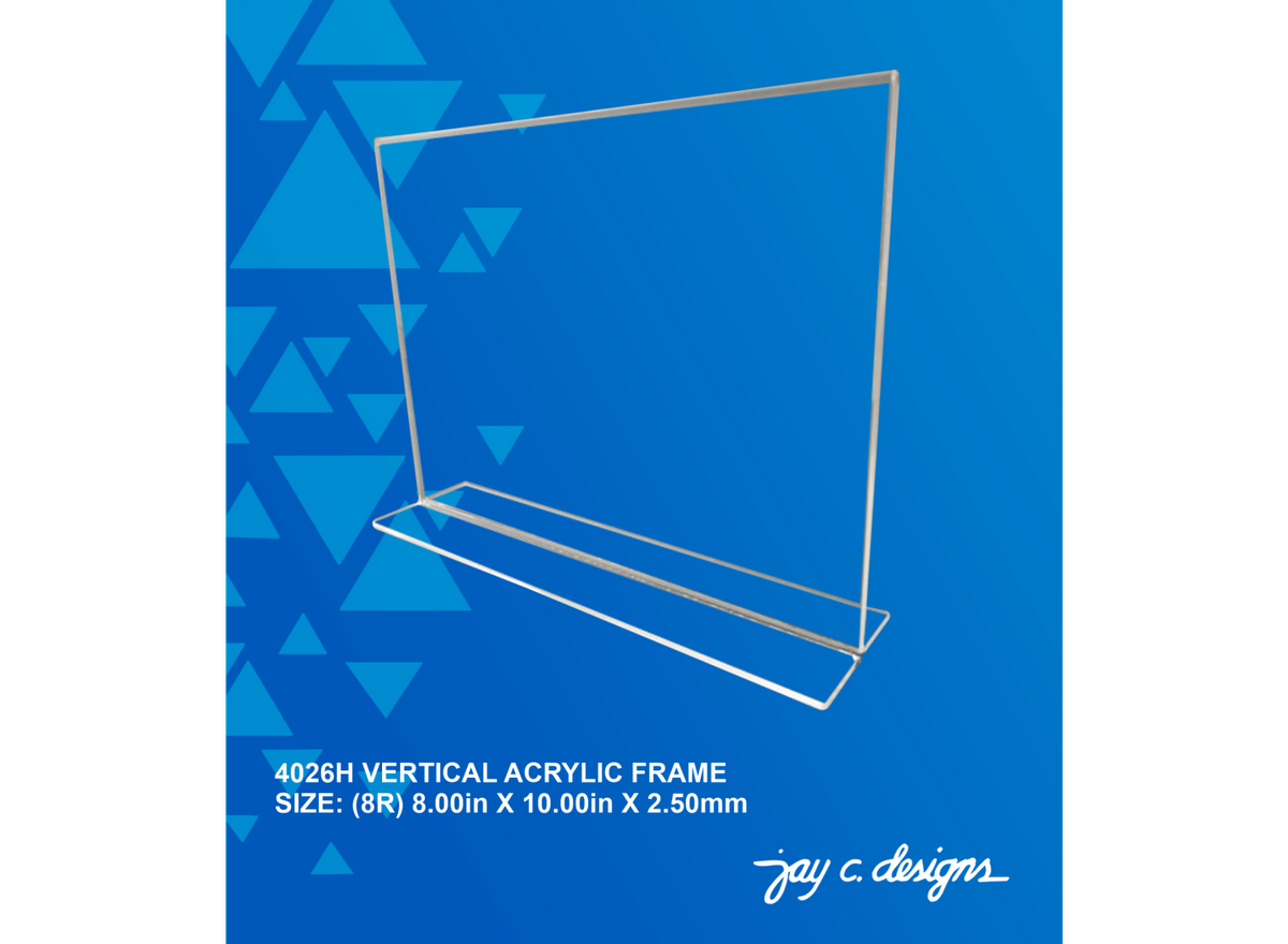 Acrylic Frame Philippines - Vertical Frame 4026H — Jay C. Designs