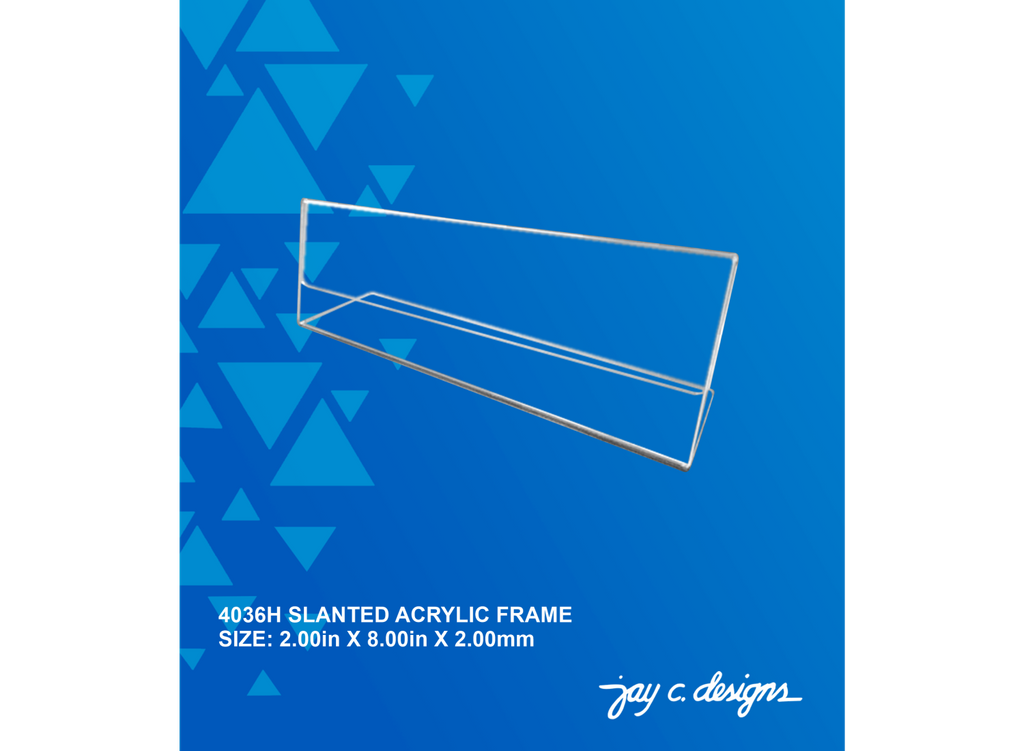 Acrylic Frame Philippines - Slanted Frame — Jay C. Designs