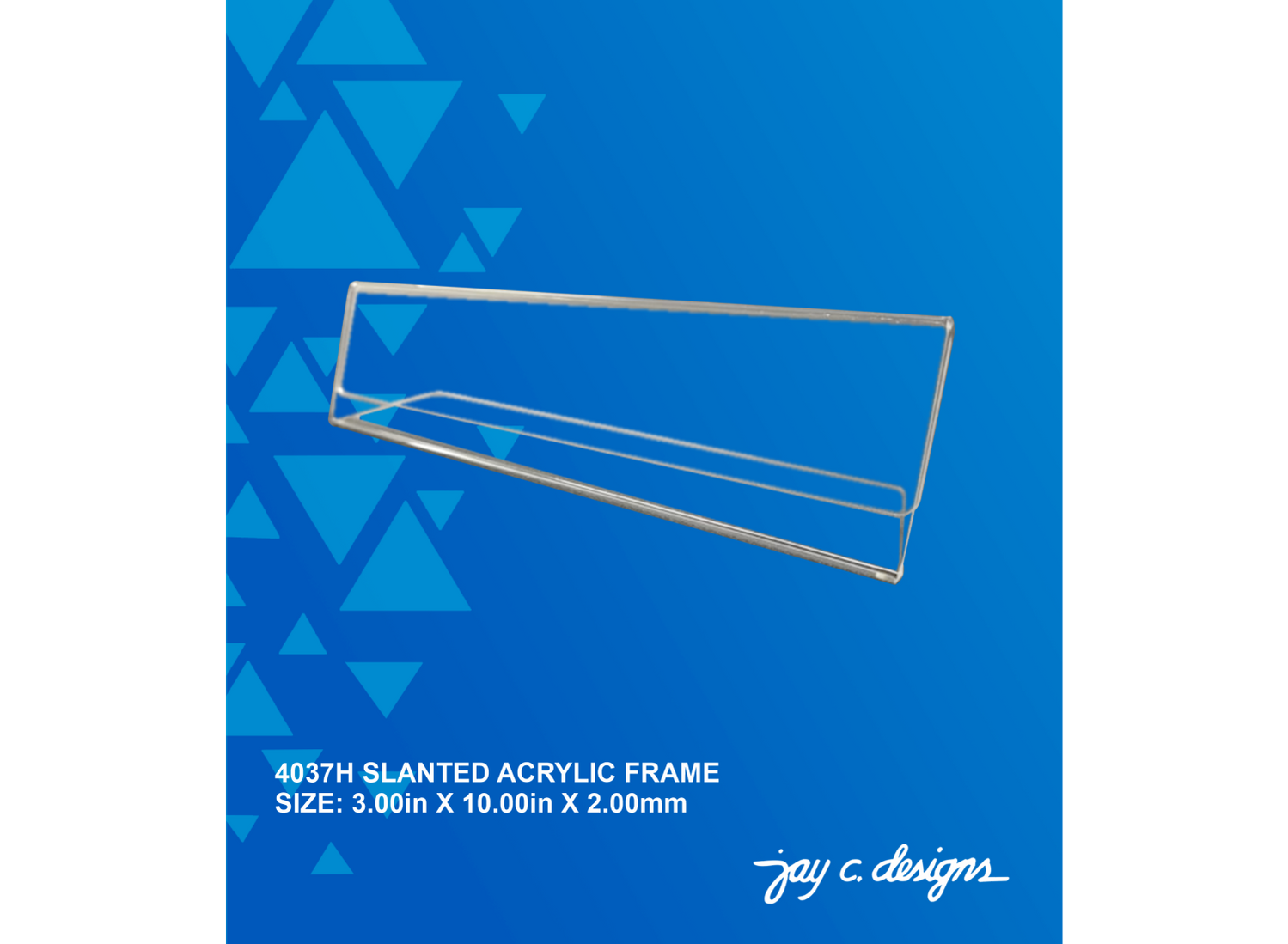 Acrylic Frame Philippines - Slanted Frame 4037H — Jay C. Designs