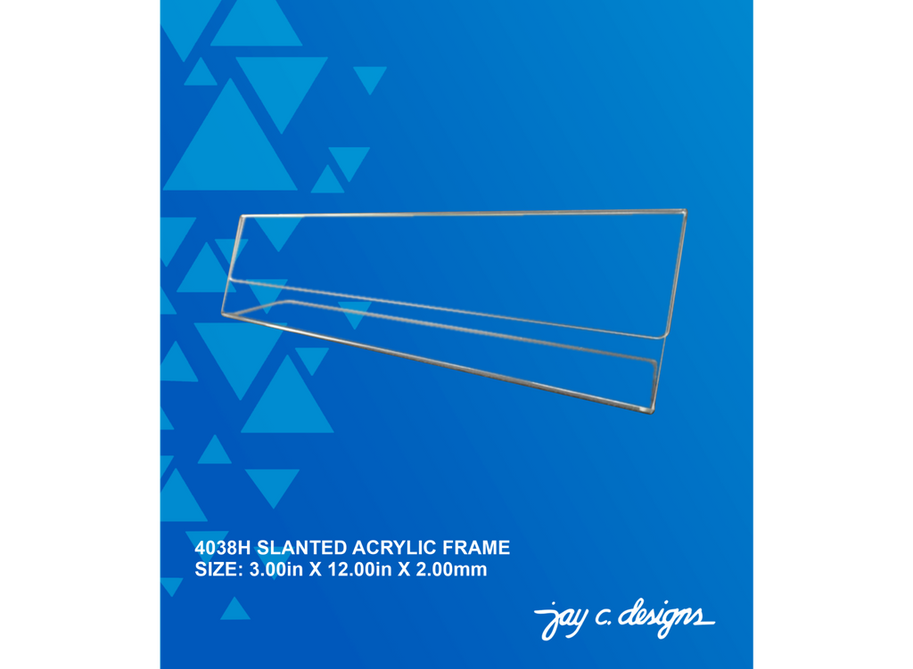Acrylic Frame Philippines - Slanted Frame — Jay C. Designs
