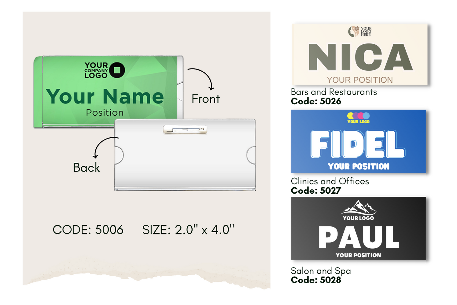 Nameplate Maker Philippines — Jay C. Designs