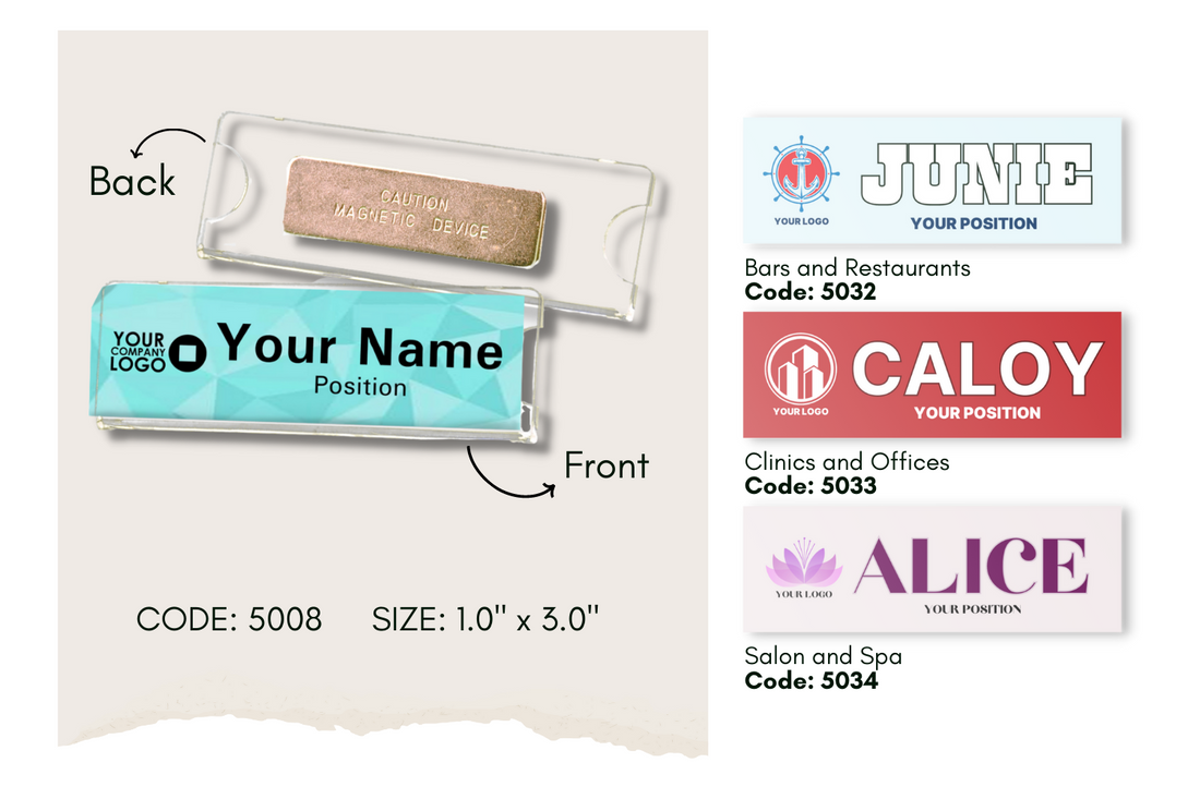 Acrylic Nameplate – Jay C. Designs