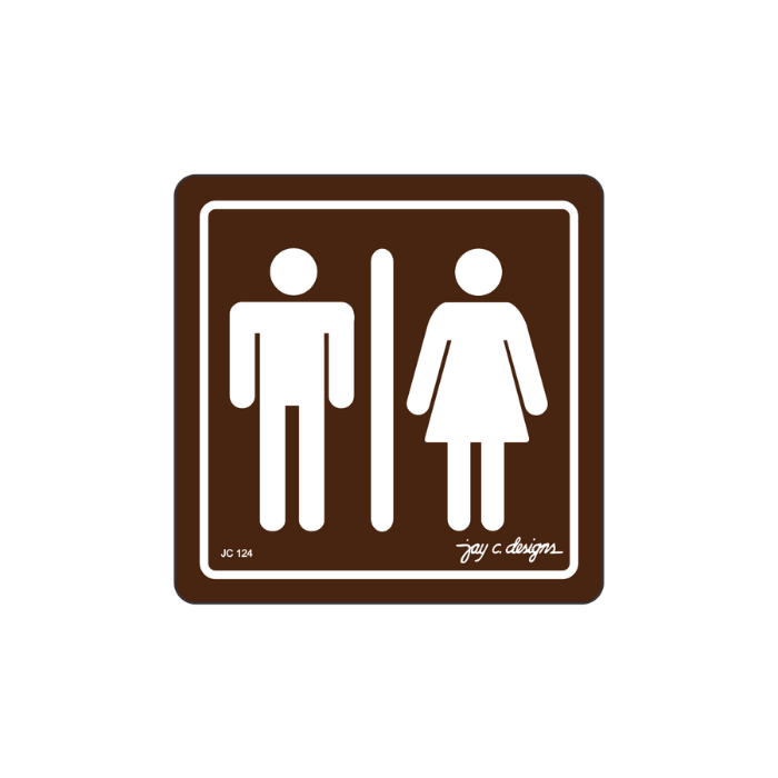 Restroom signage – Jay C. Designs