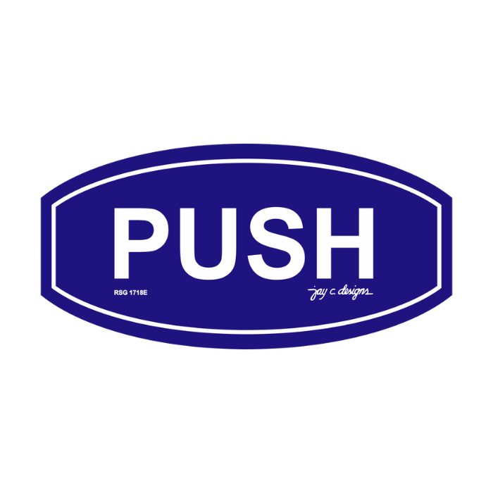 Acrylic Signage Maker Philippines - Push Sign – Jay C. Designs