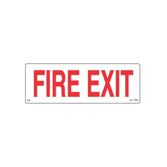 Acrylic Signage Philippines - Fire Exit Sign — Jay C. Designs
