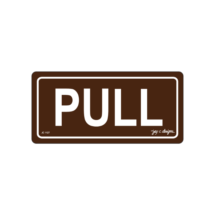 Acrylic Signage Philippines - Pull Sign — Jay C. Designs