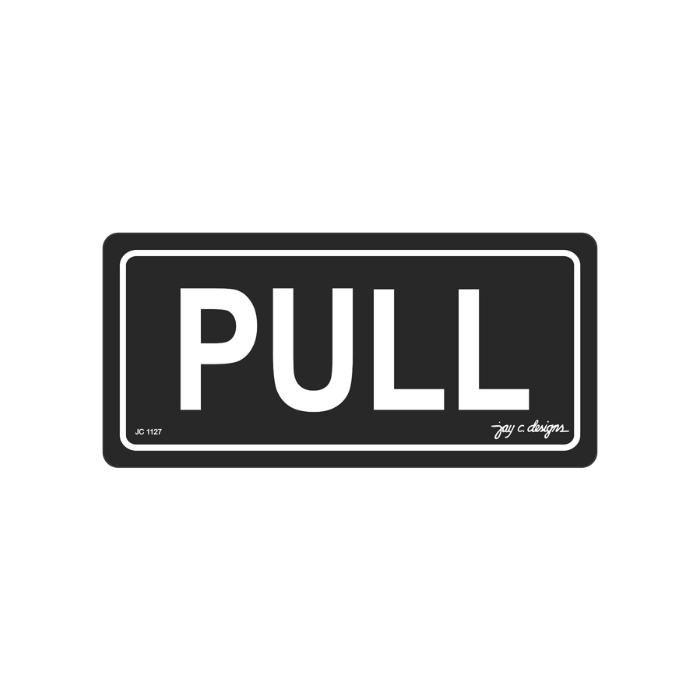 Acrylic Signage Philippines - Pull Sign – Jay C. Designs