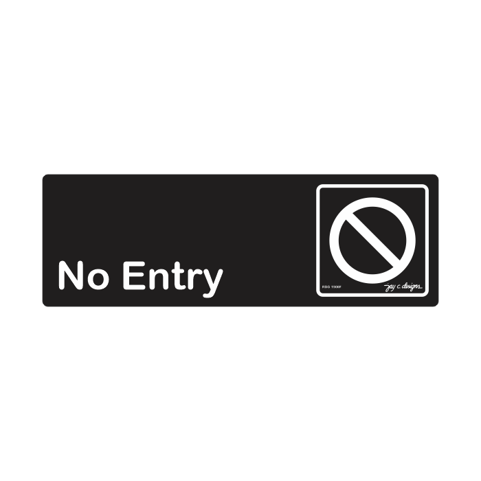 Acrylic Signage Maker Philippines - No Entry Sign – Jay C. Designs