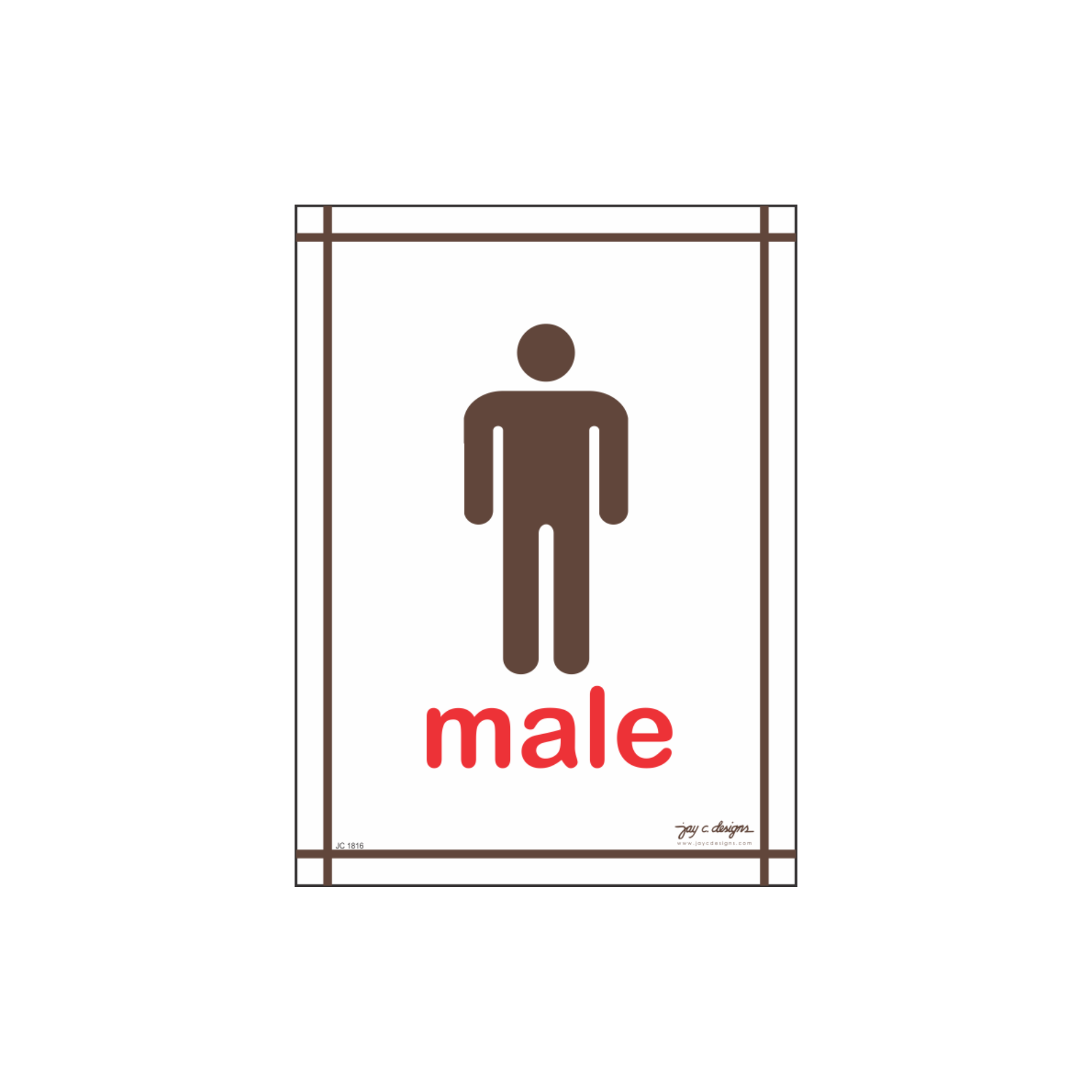 Restroom Sign – Jay C. Designs