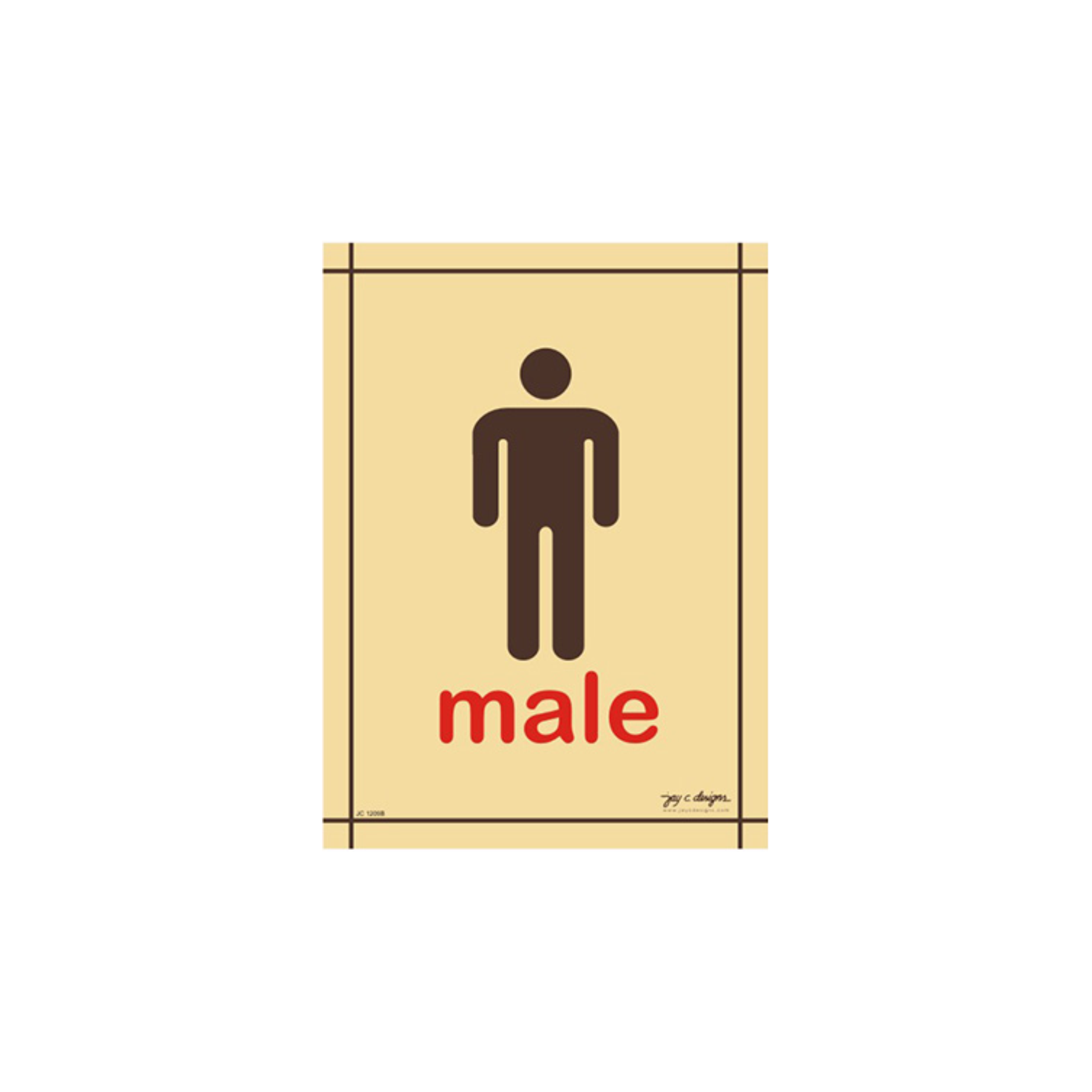 Restroom Sign – Jay C. Designs